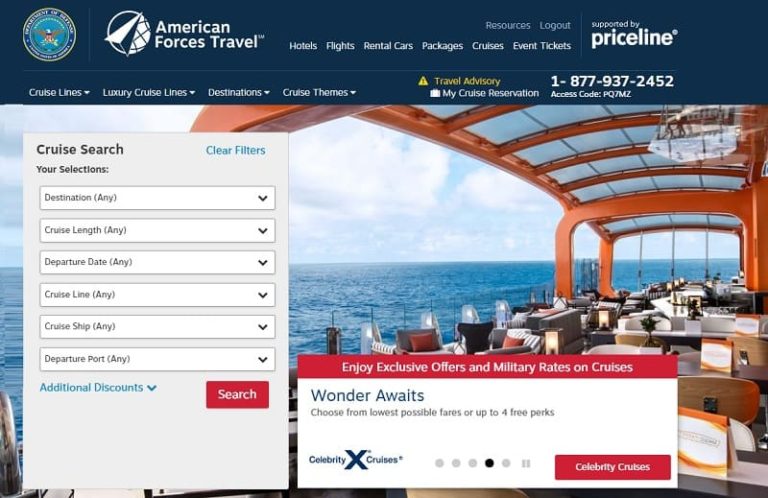 American Forces Travel Defense - Flights, Cruises, Hotels.