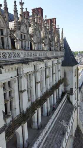 Amboise Castle - France - overlooking the Loire - medieval city